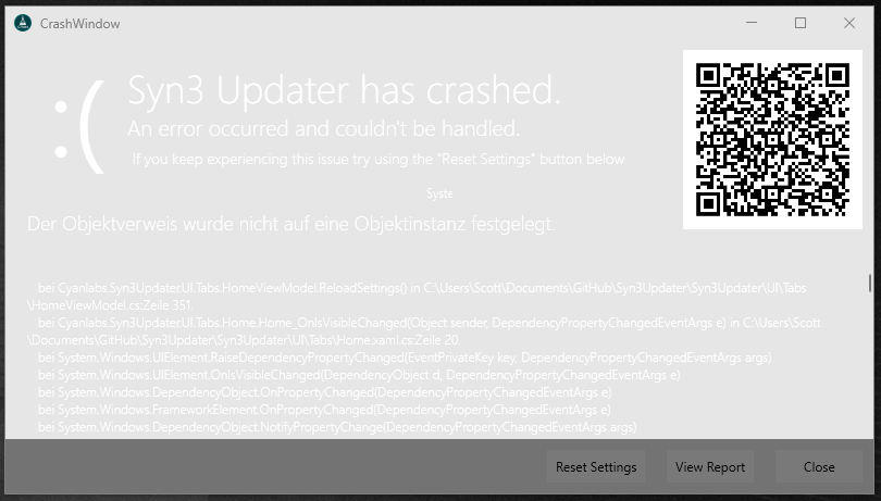 Window Crash · Issue #103 · CyanLabs/Syn3Updater · GitHub