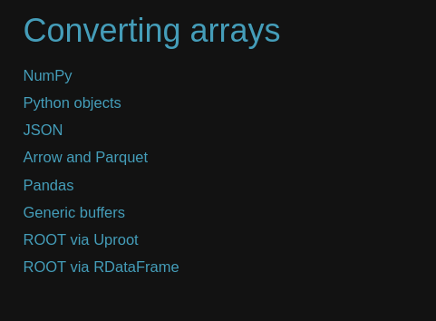 Awkward tutorials site says that Uproot 4 does not write jagged arrays to ROOT files yet · Issue ...