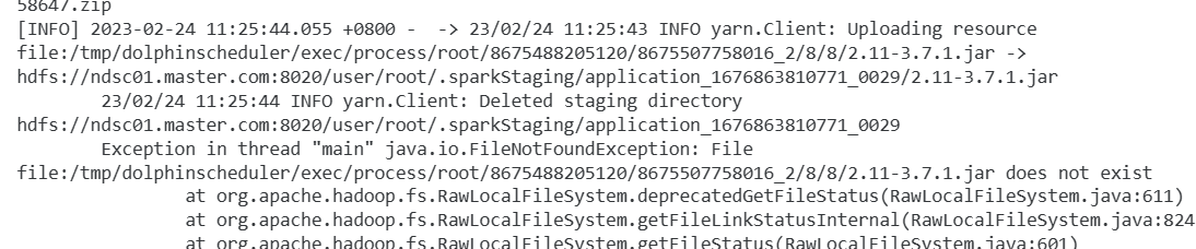 Regarding the problem that I changed the resource center to minIO ...