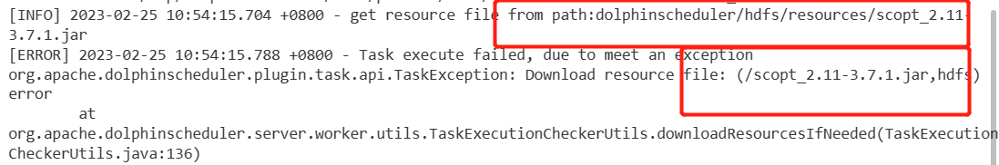Regarding the problem that I changed the resource center to minIO ...