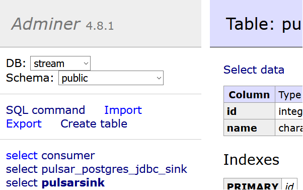 Pulsar Sink Localrun Not Able To Find Table Postgresql · Issue 11568 · Apachepulsar · Github 
