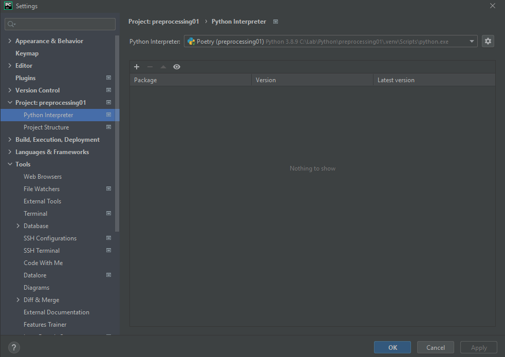 Environment not properly detected · Issue #225 · koxudaxi/poetry ...