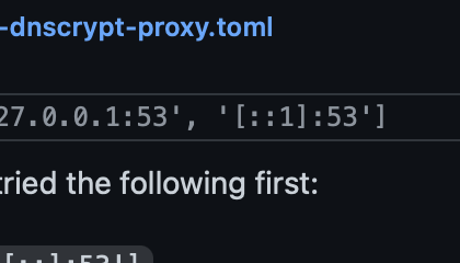confusing handling of [::] · Issue #1588 · DNSCrypt/dnscrypt-proxy · GitHub