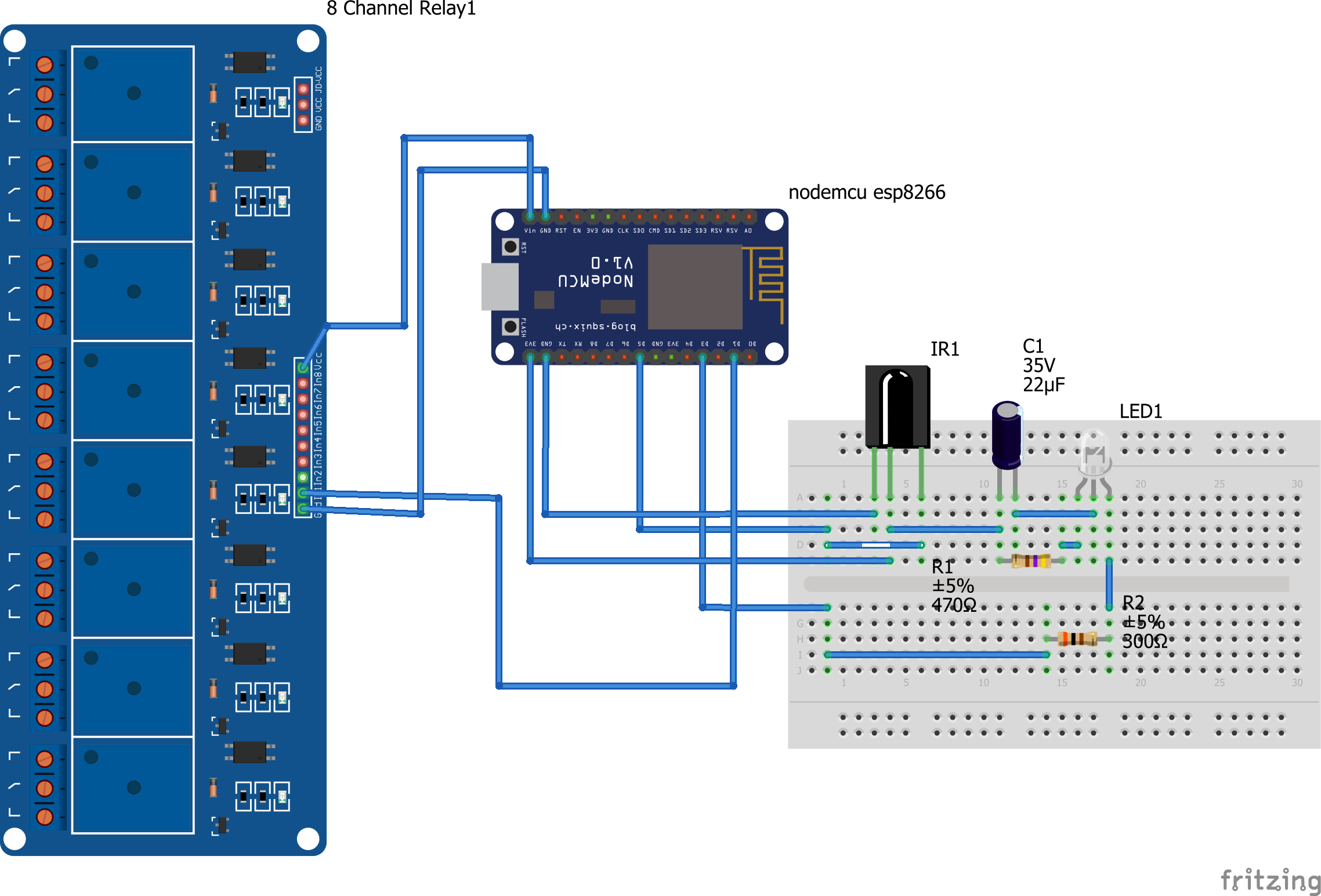 GitHub - boualimed/IR-Multirelays-