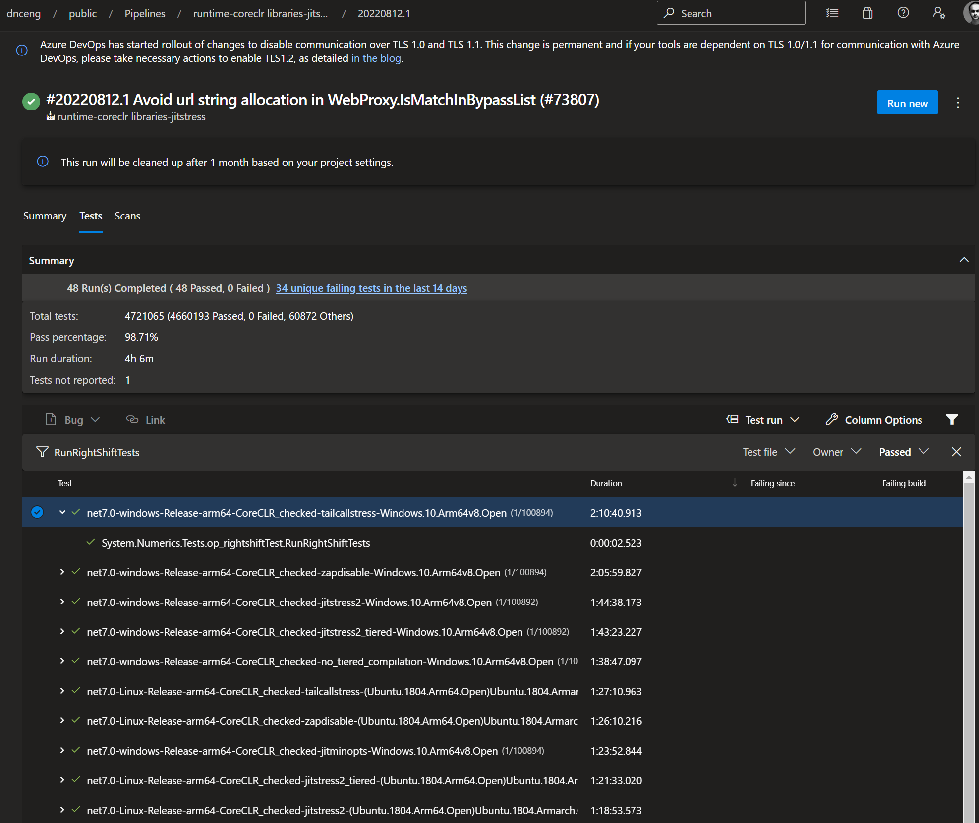 Test failure System.Numerics.Tests.op_rightshiftTest.RunRightShiftTests ...