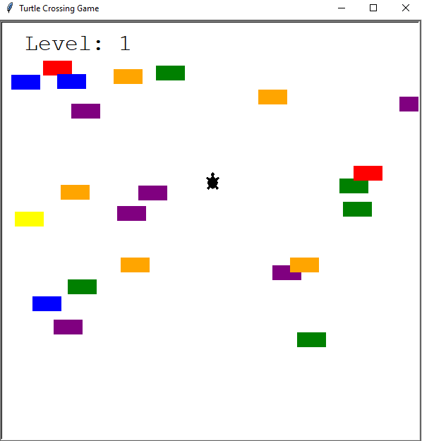 GitHub - Qubav/Turtle_Crossing_Game: Simple game created using Turtle graphics module. Players ...