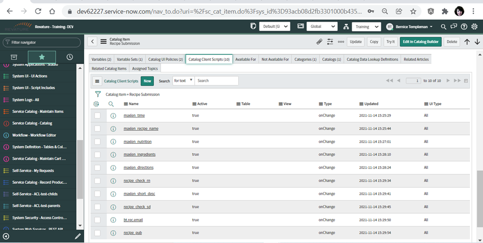 GitHub - bernicetempleman/SN-Service-Catalog-Design: P1