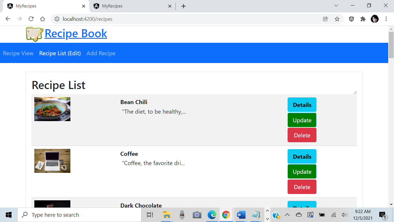 GitHub - bernicetempleman/Recipe-Book: P0