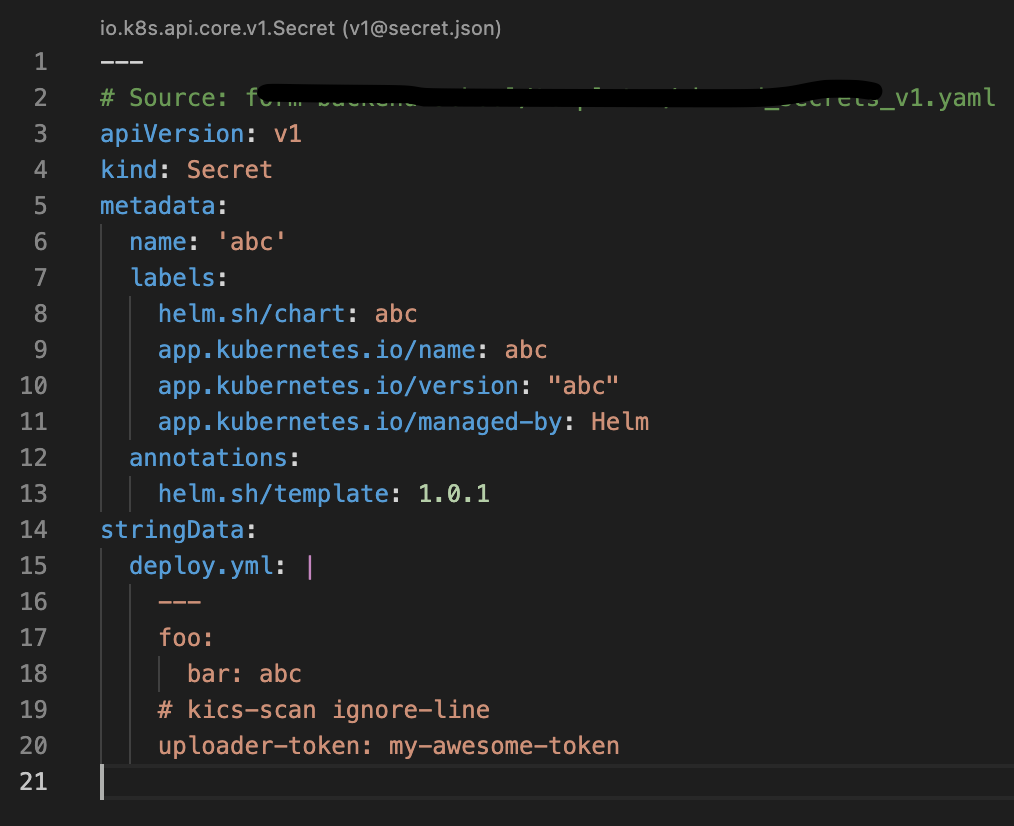 "kics-scan ignore" doesn't work as expected · Issue #6458 · Checkmarx/kics · GitHub
