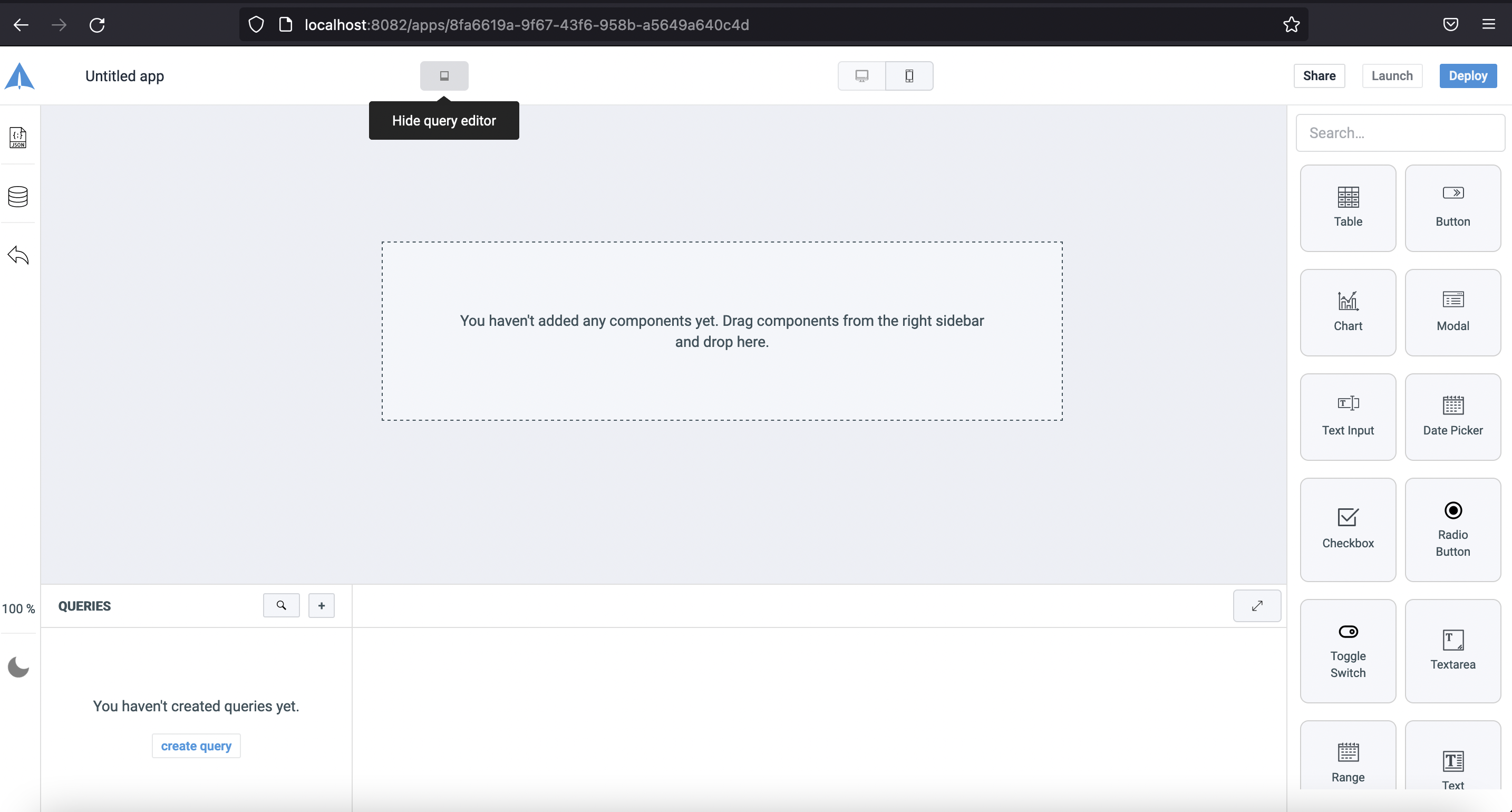 Incorrect tooltip when query editor is hidden · Issue #576 · ToolJet/ToolJet · GitHub
