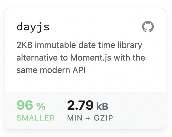 Replace momentjs with dayjs · Issue #758 · ToolJet/ToolJet · GitHub