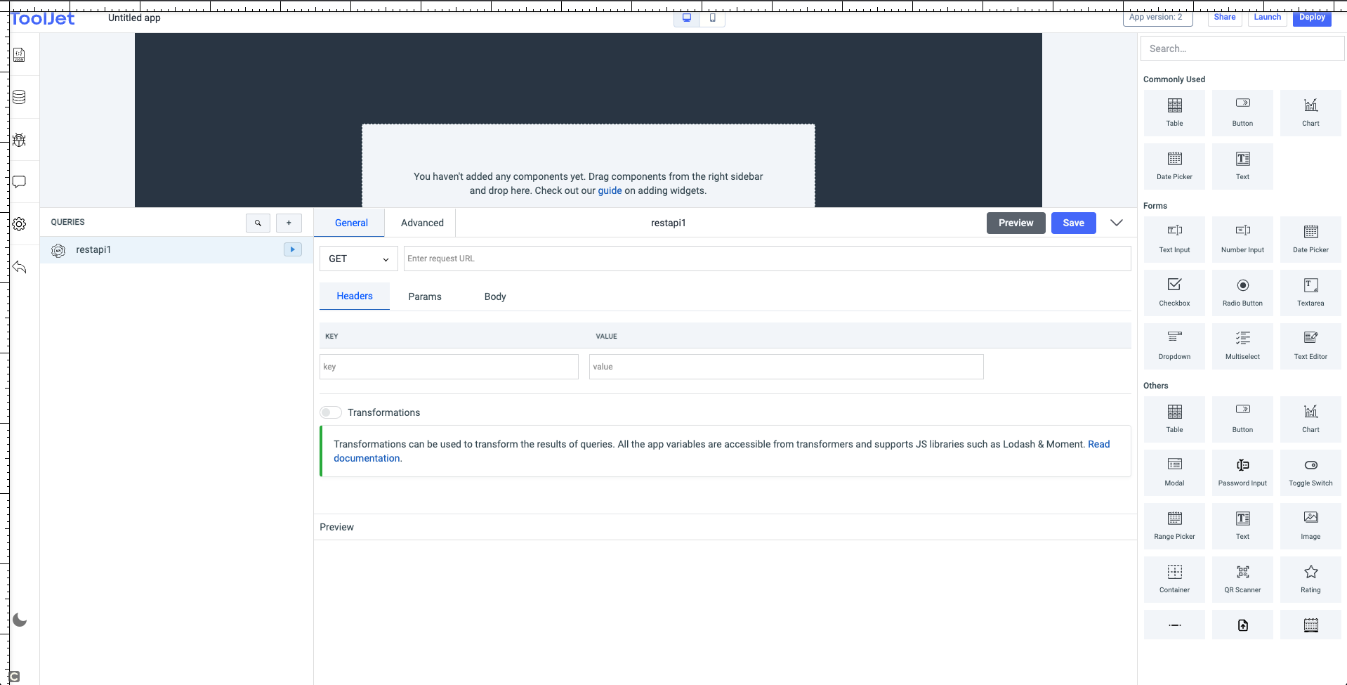 Add padding to align the editor header with sidebar by gondar00 · Pull Request #1594 · ToolJet ...