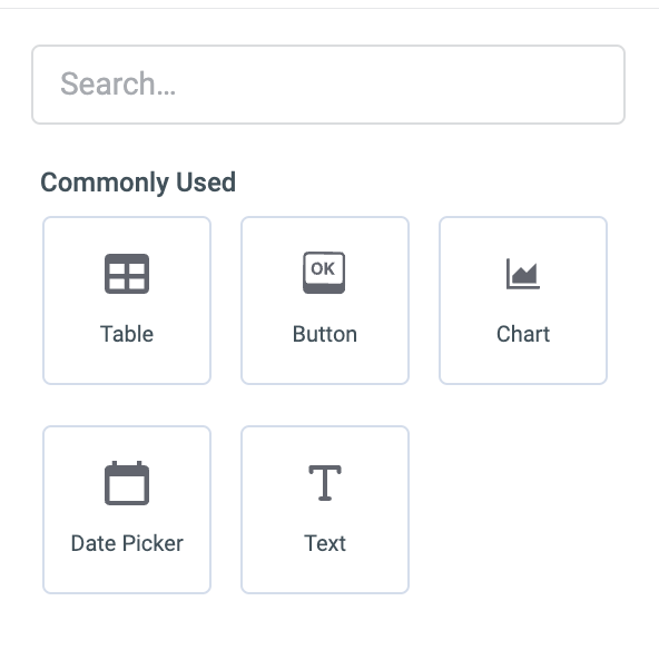 Add a "favorites" section to the widgets list · Issue #2587 · ToolJet ...