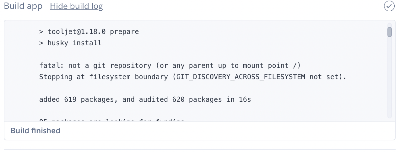 Fix failing heroku deployment · Issue #3797 · ToolJet/ToolJet · GitHub