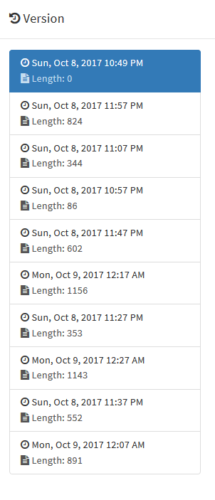 History (Version list) unsorted? · Issue #565 · hackmdio/codimd · GitHub