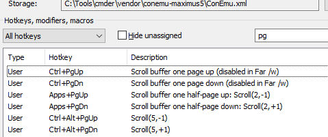 Switching open tabs with crtl+page up/down · Issue #355 · cmderdev/cmder · GitHub