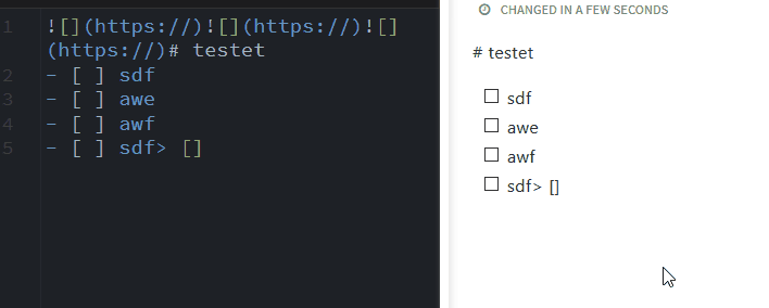 [feature] Interactively toggling of todo list checkboxes · Issue #921 · hackmdio/codimd · GitHub