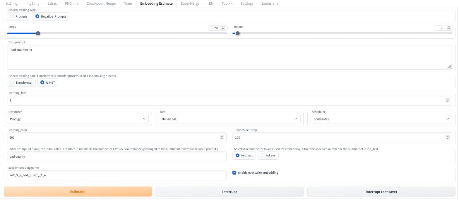 GitHub - tekitou898009890/stable_diffusion_webui_embedding_estimate