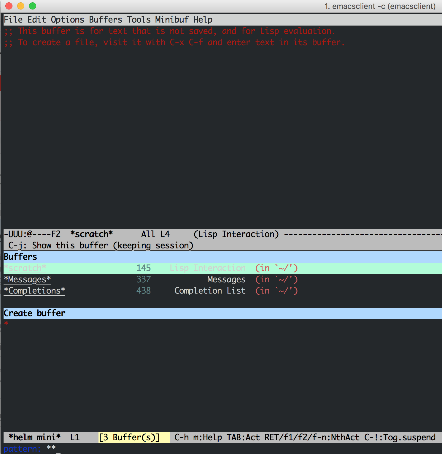 Filter Buffer Makes Emacsclient Not Responding · Issue 1802 · Emacs