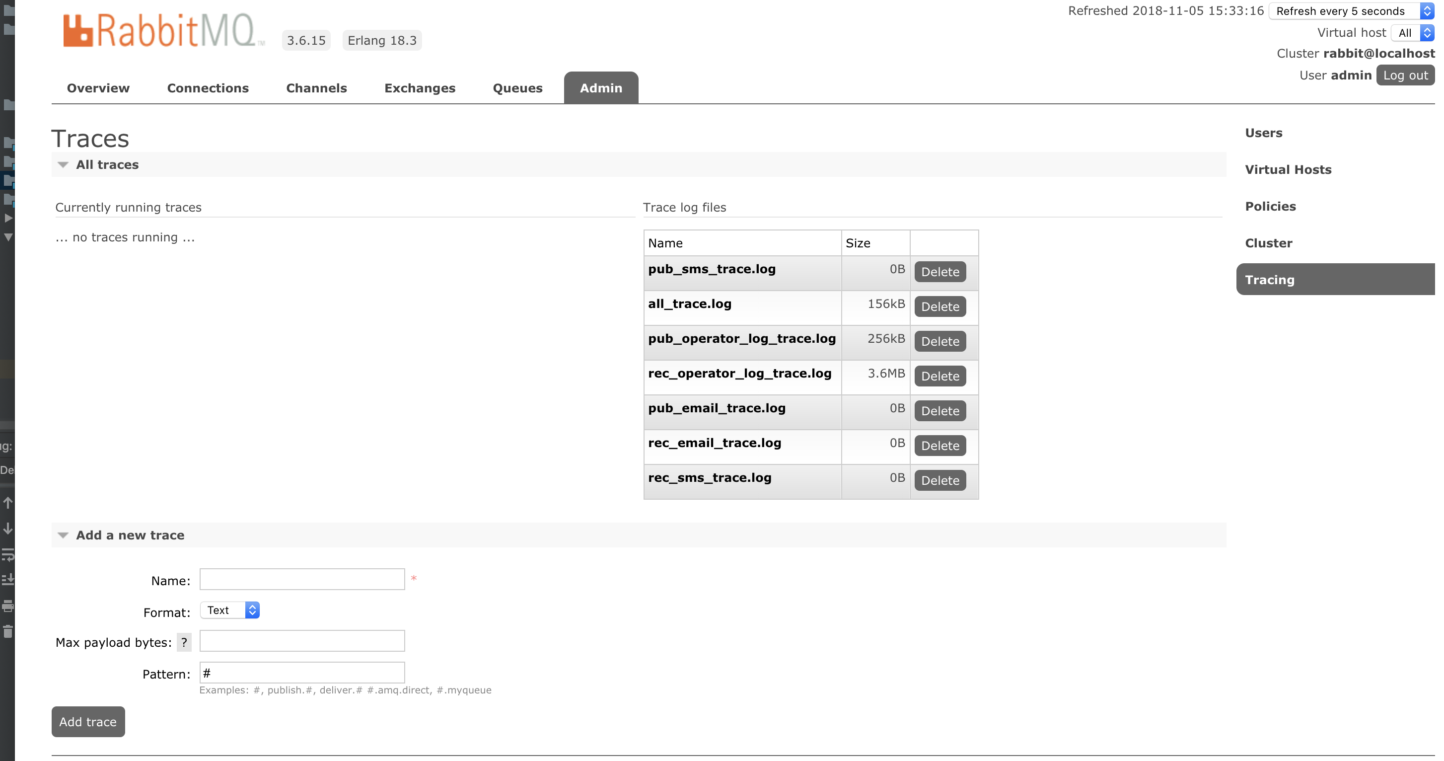 Traces configuration is lost after restarting rabbitmq · Issue #27 · rabbitmq/rabbitmq-tracing ...