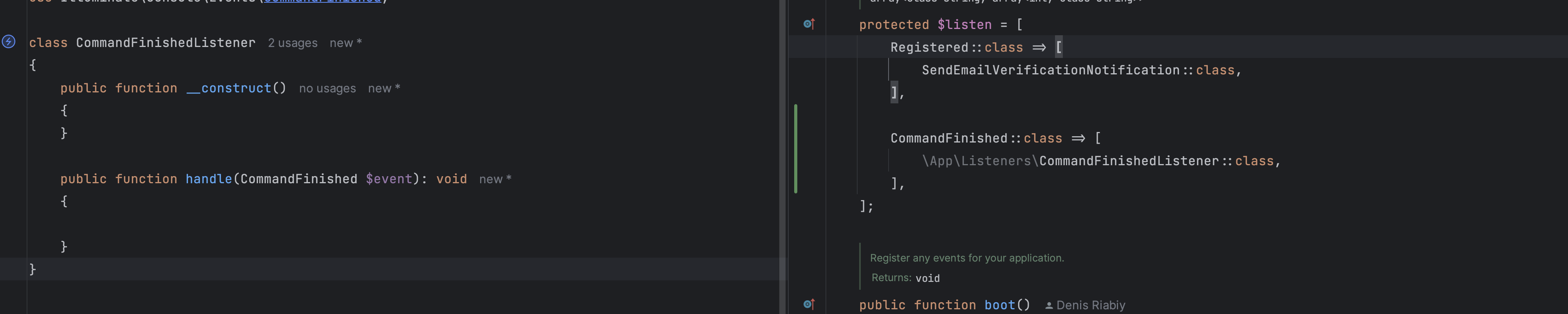 [Bug]: Missing '\' in the FQCN during the event handler creation · Issue #776 · laravel-idea ...