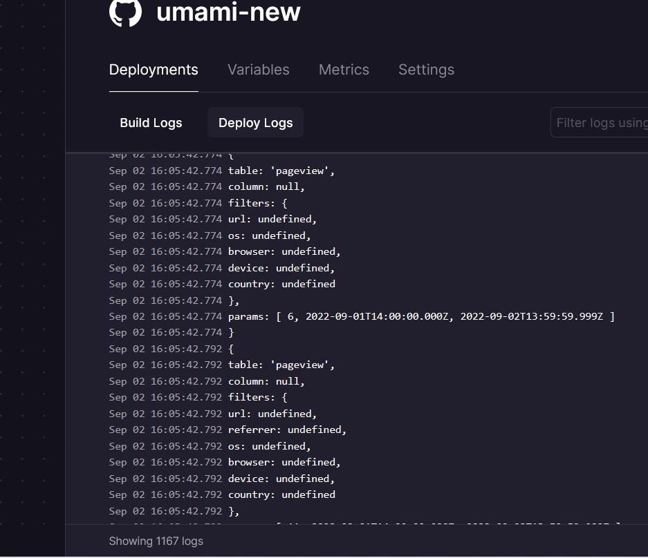 Umami dashboard reloading every 3 seconds · Issue #1342 · umami-software/umami · GitHub