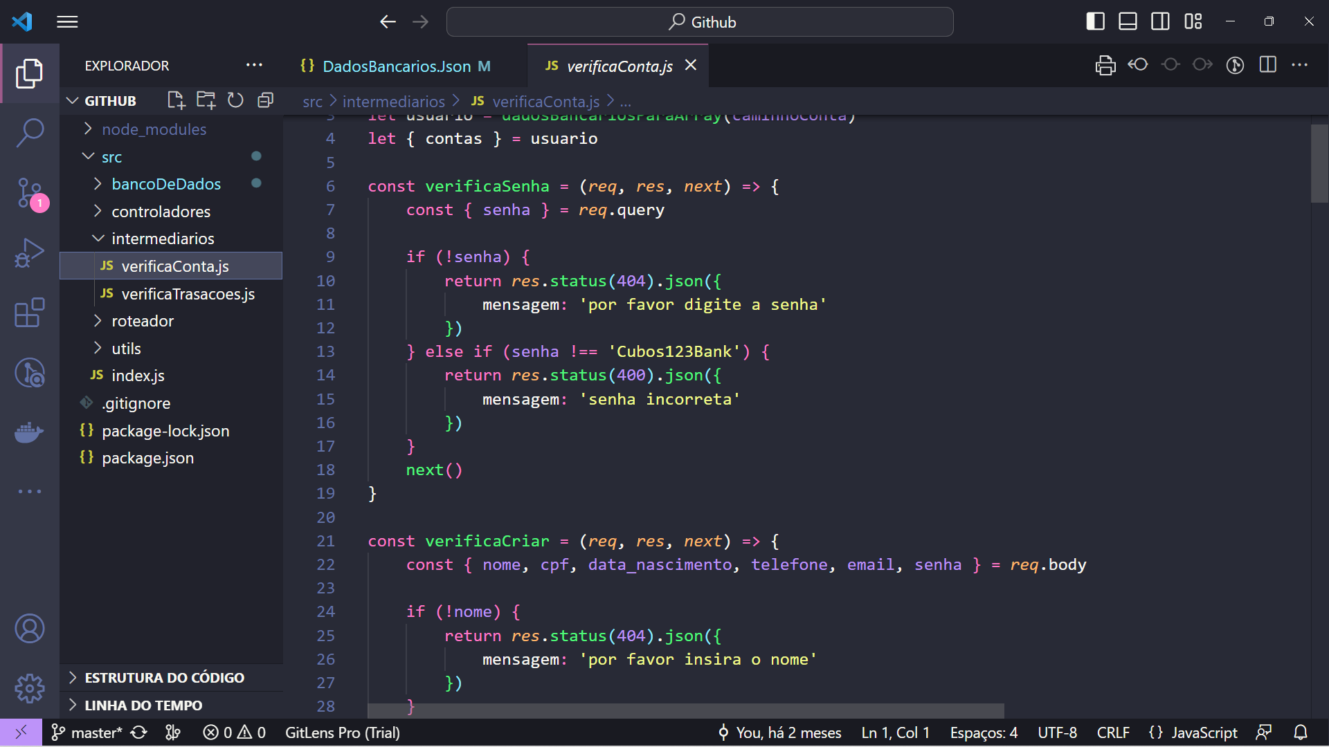 GitHub - arkanorun/contas-e-operacoes-bancarias