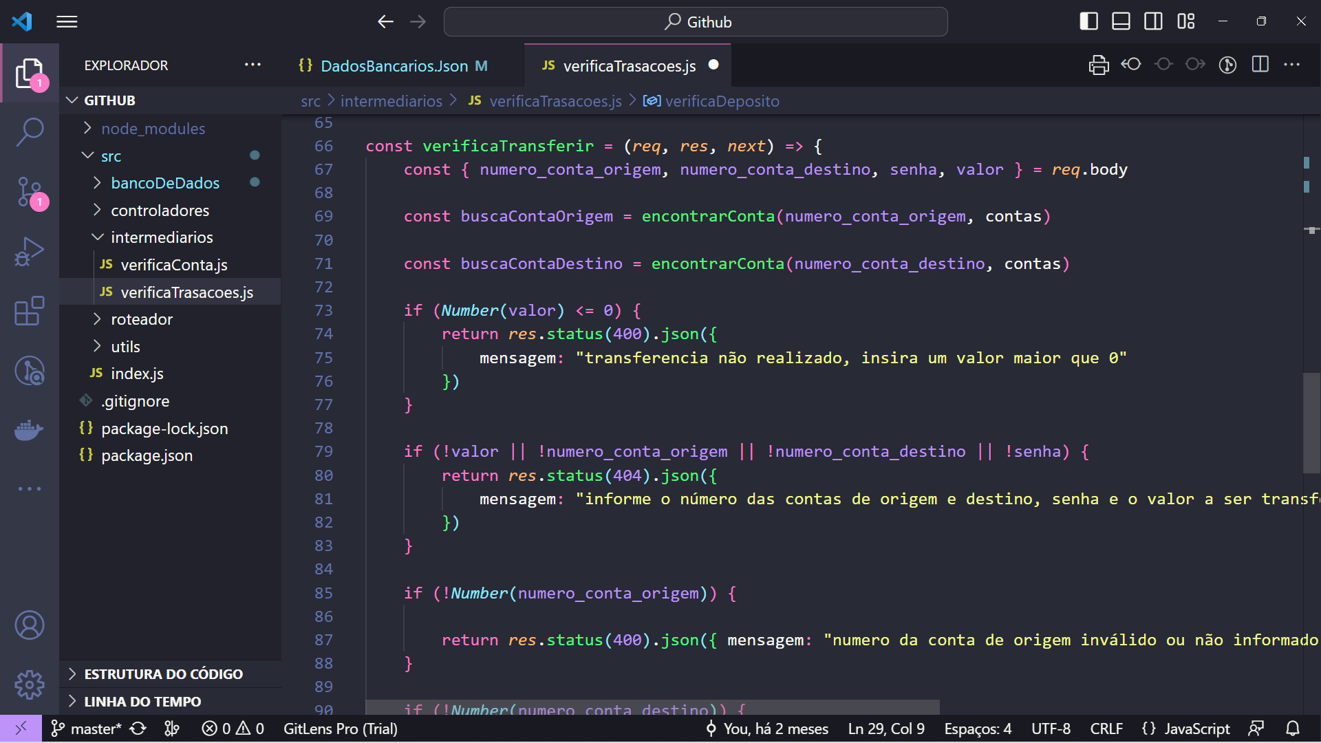 GitHub - arkanorun/contas-e-operacoes-bancarias