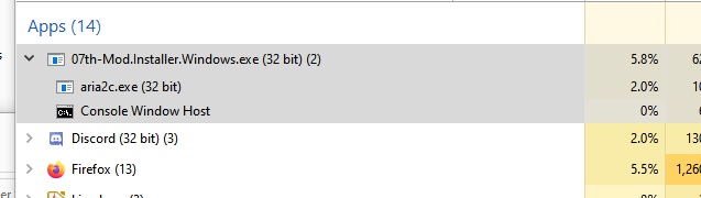 Windows: Closing the installer loader doesn't terminate an aria2c ...