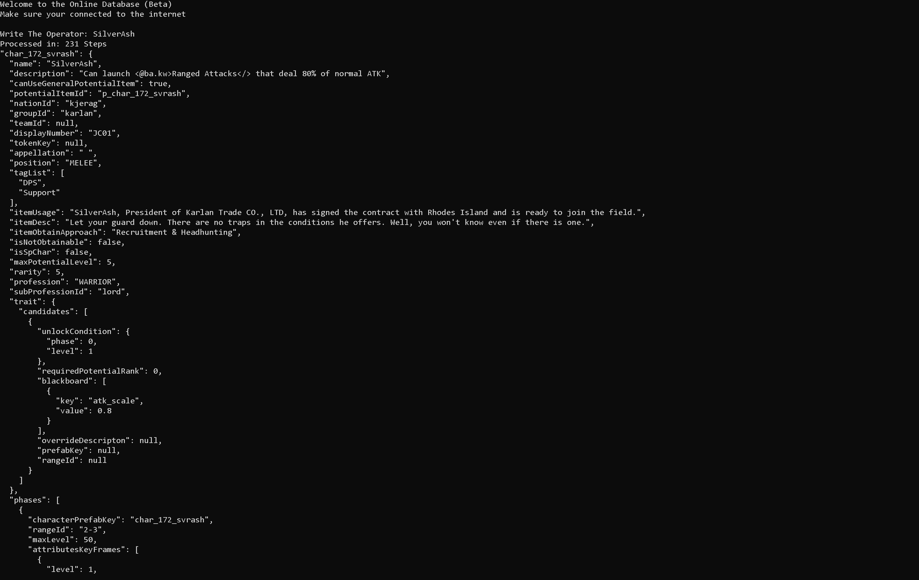 GitHub - KurtVelasco/ArknightDatabase: A Basic C# program for my personal database of operators ...