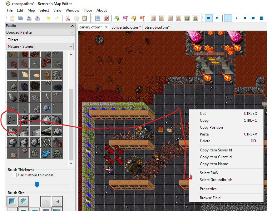 Some points for improvement in use · Issue #51 · opentibiabr/remeres-map-editor · GitHub