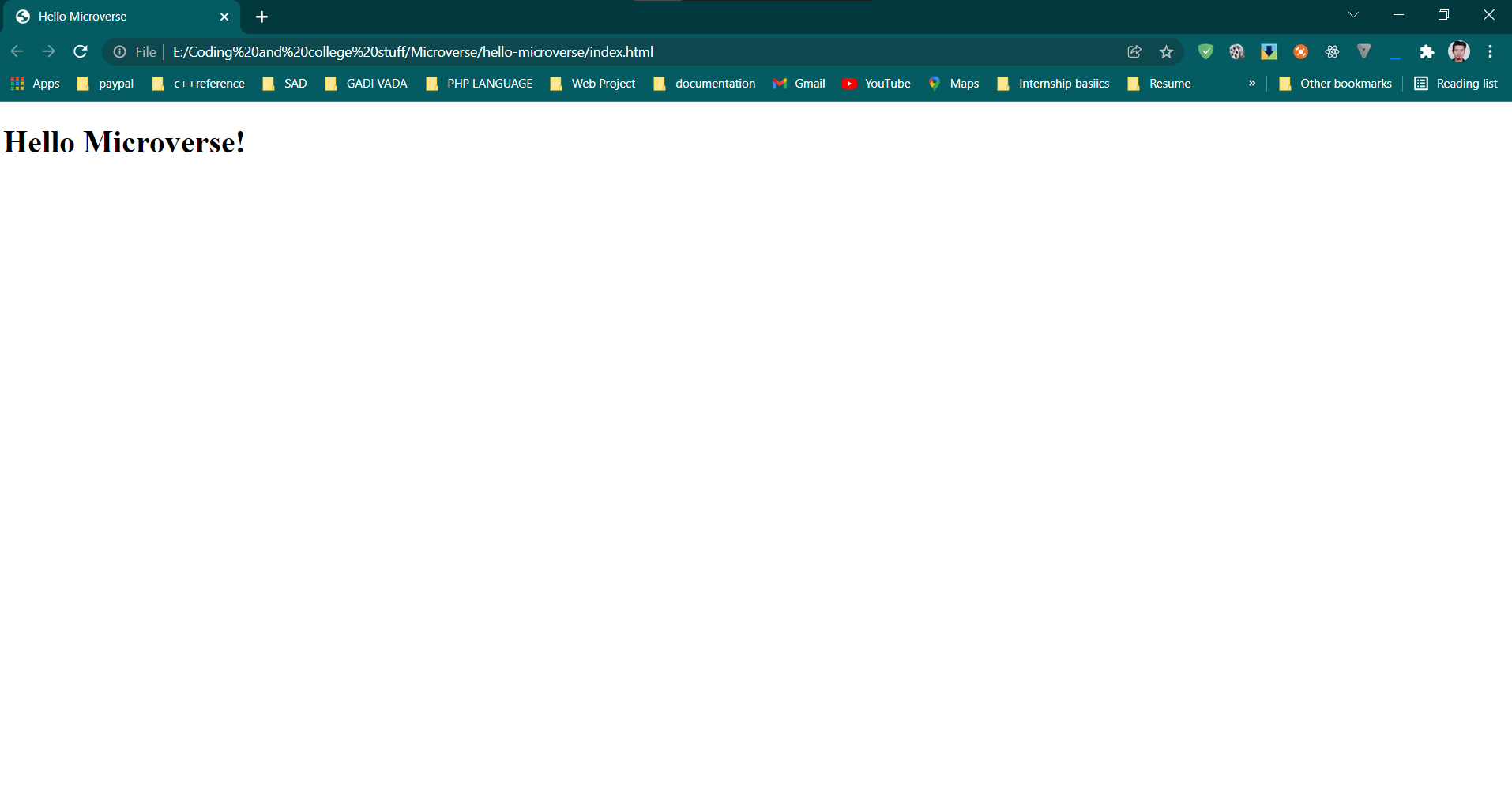 GitHub - diwakarstha/hello-microverse