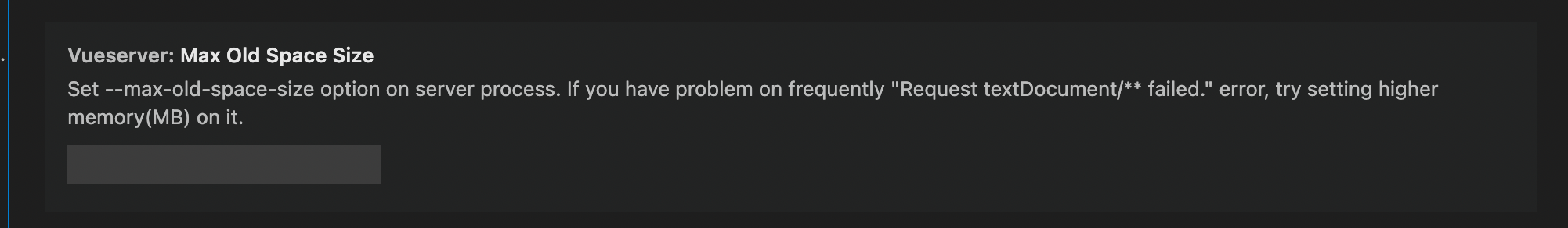 Language Features Server Server Crashed 5 Times In The Last 3 Minutes · Issue 1300 · Vuejs