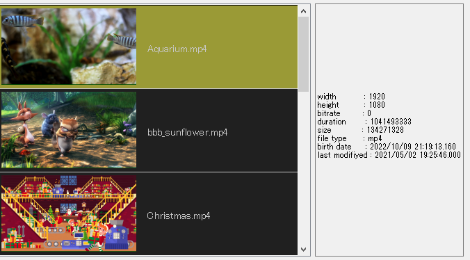 クリップを選択したらファイルの詳細情報を表示する機能を追加する · Issue #1 · IwachanOrigin/thumbnailViewer · GitHub