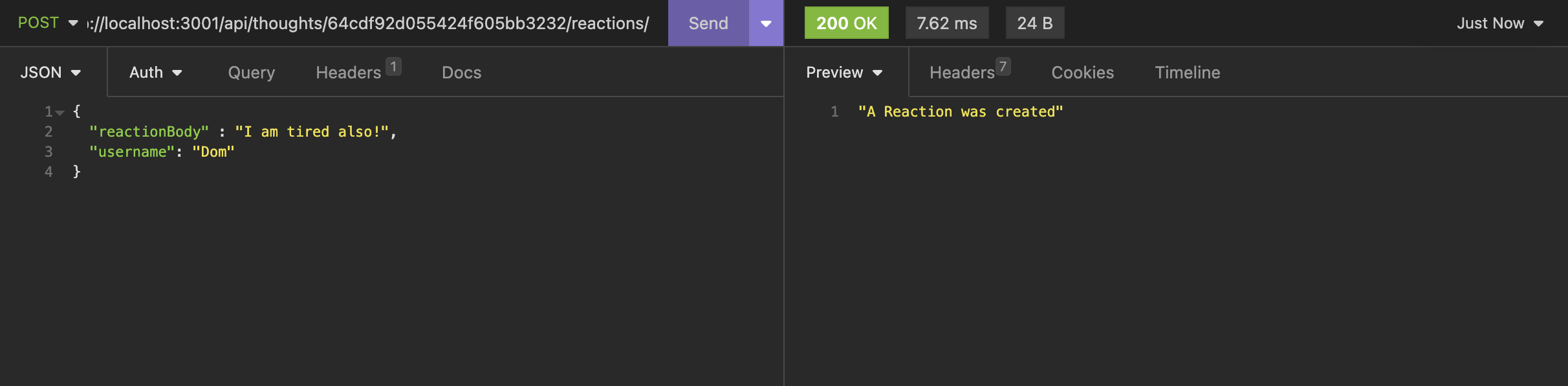 GitHub - RyanSKang/NoSQL-API: Module 18 Challenge