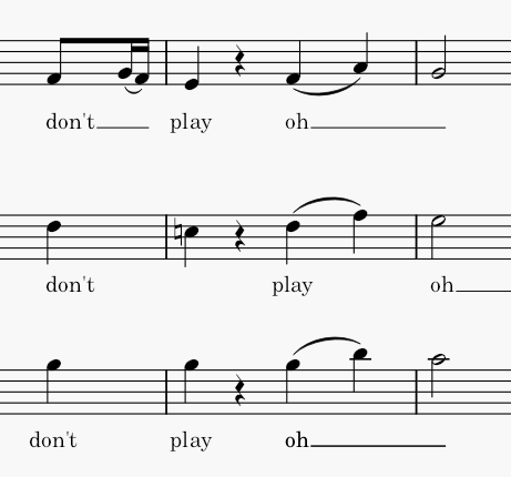 Copy Paste Lyrics, Melisma Bug · Issue #17555 · musescore/MuseScore · GitHub