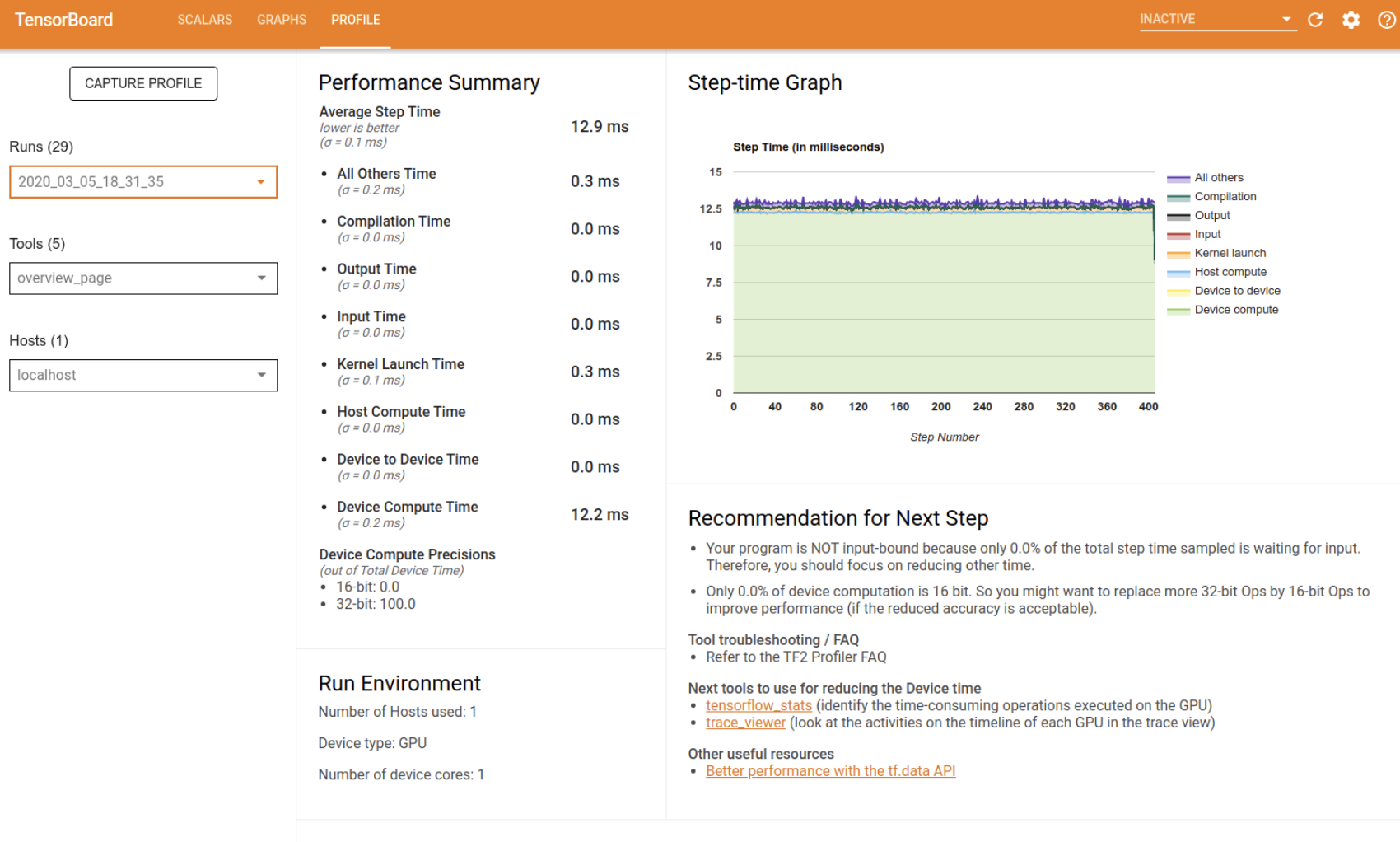 TensorFlow Profiler stuck loading data · Issue #50016 · tensorflow/tensorflow · GitHub