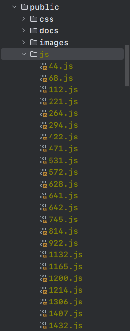 Webpack Creates Node Module Files In Public Path And Try To Load The Files Without Base Url