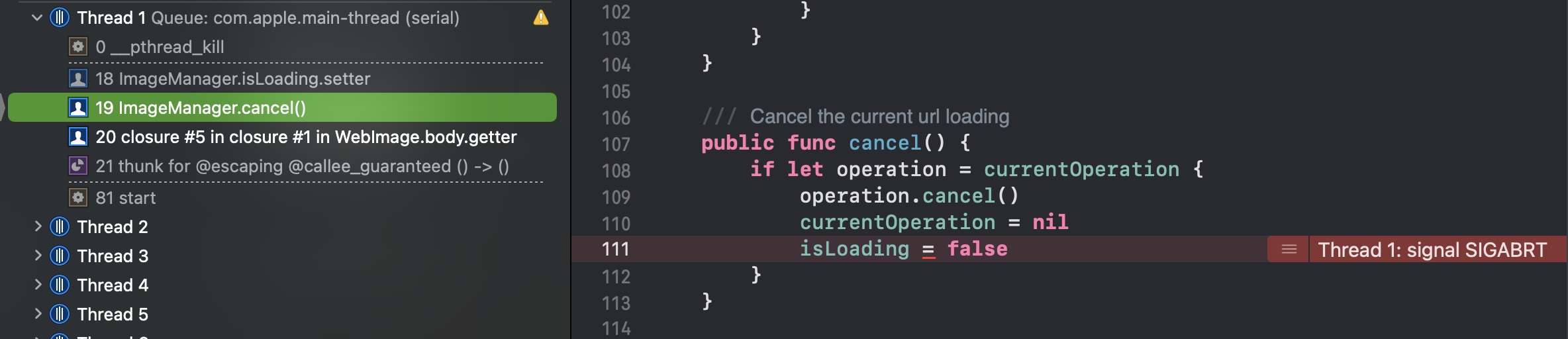 Freeze when embedded in LazyVStack (iOS14) with 100% CPU usage · Issue #121 · SDWebImage ...