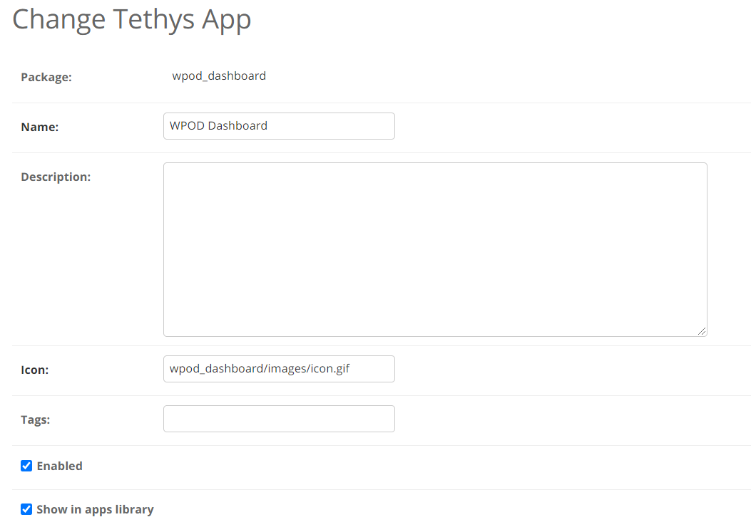 Feature Request: Edit App color through Site Admin · Issue #656 · tethysplatform/tethys · GitHub