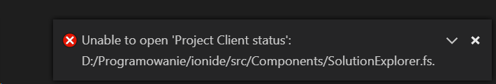 Unable To Open Project - D:/Programowanie · Issue #1002 · ionide/ionide-vscode-fsharp · GitHub