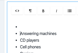 Adding text above a list wraps in a div instead of / etc · Issue #213 · craftcms/redactor · GitHub