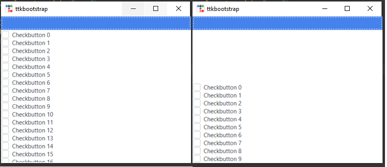 Scrolled/Tableview not present in pip release · Issue #116 · israel-dryer/ttkbootstrap · GitHub