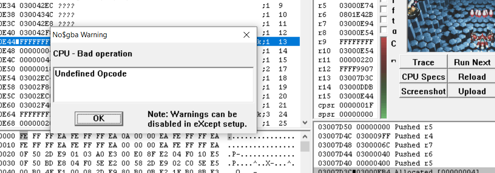 Iridion II crashes on undefined Opcode · Issue #36 · Gericom/GBARunner3 · GitHub