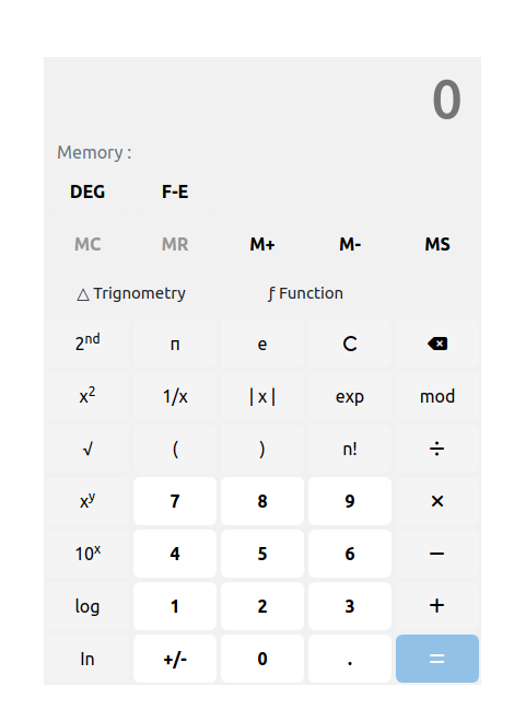 GitHub - princesimform/scientific-calculator