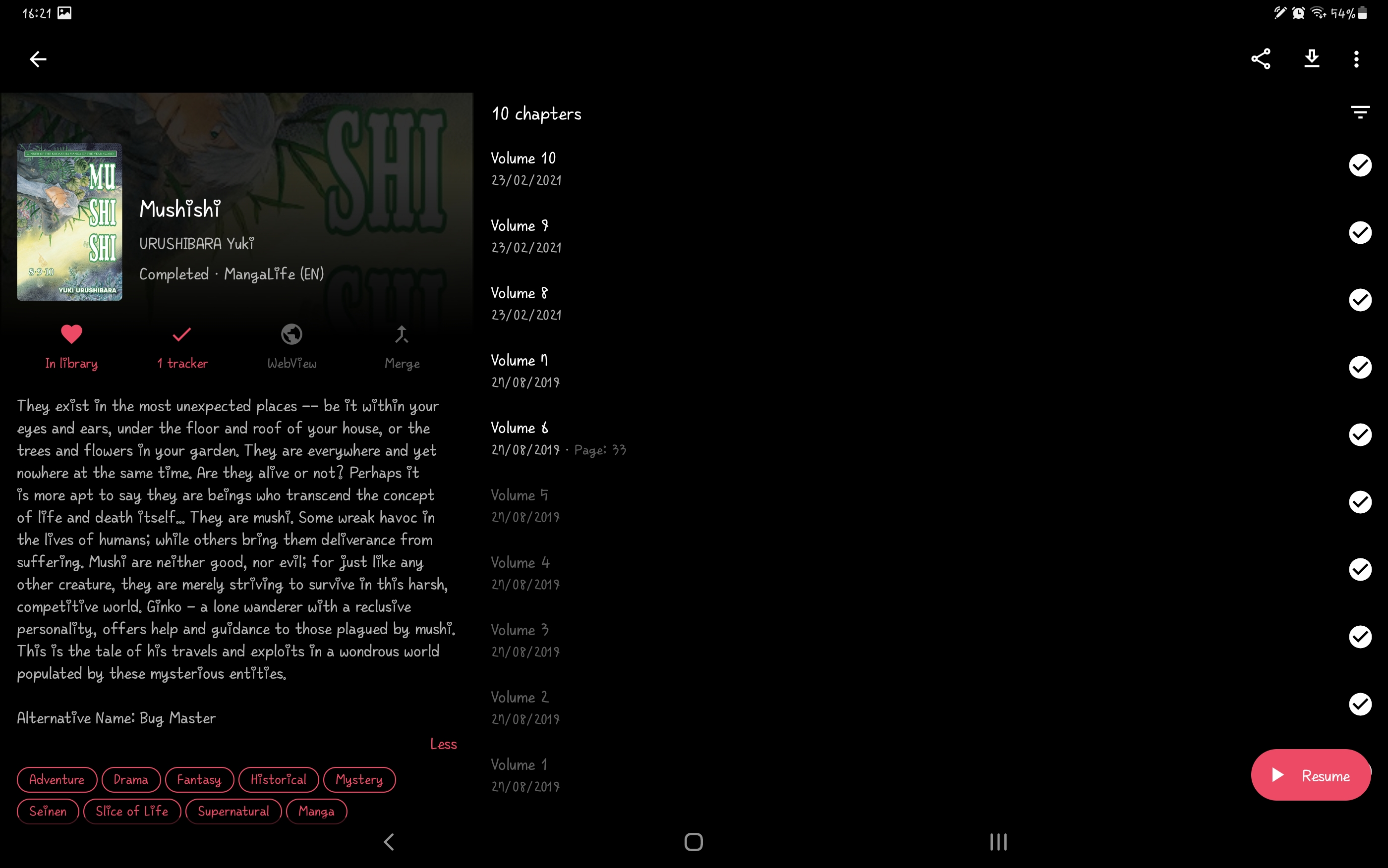 Volume based Manga tracking Option · Issue #386 · jobobby04/TachiyomiSY · GitHub