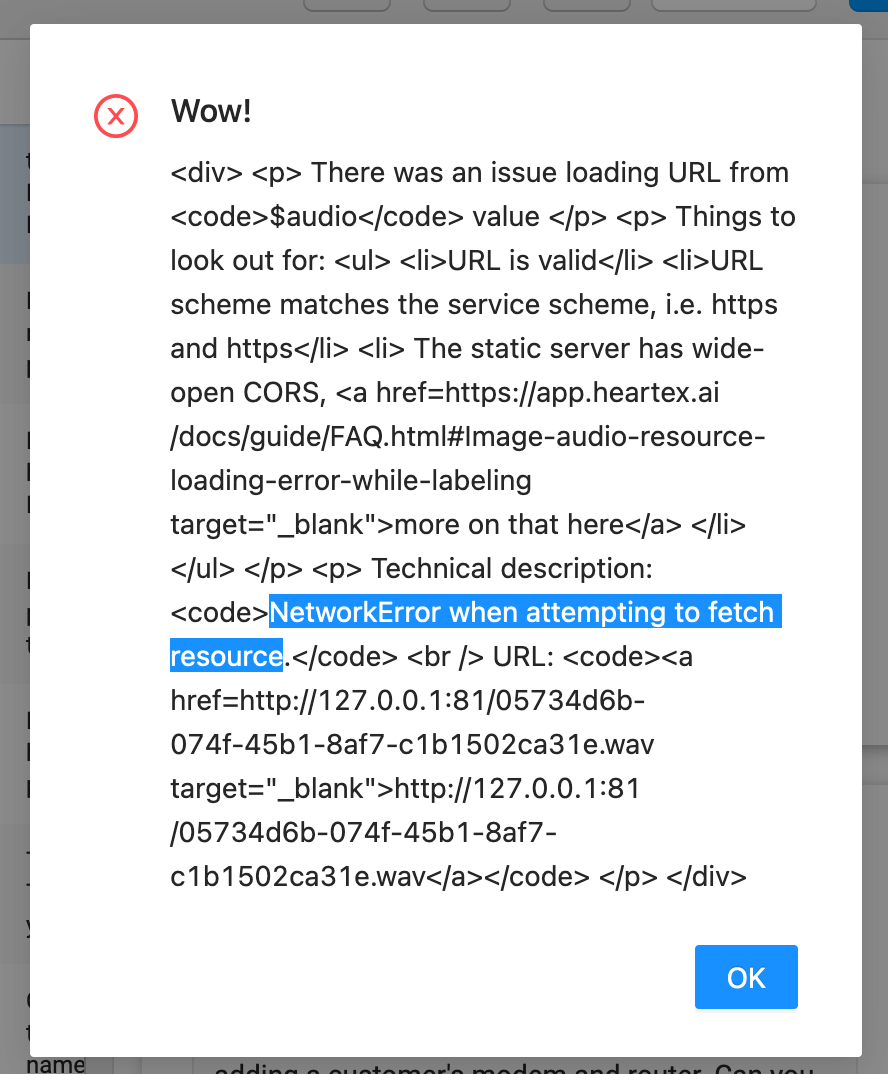 CORS Error - NetworkError when attempting to fetch resource · Issue #659 · HumanSignal/label ...