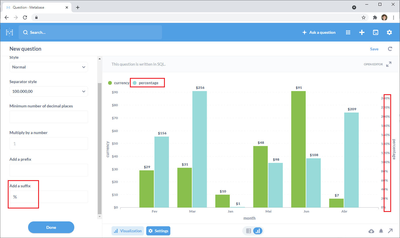 Barline Chart Prefixes And Suffixes Shown In All Bars · Issue 18302 · Metabasemetabase · Github