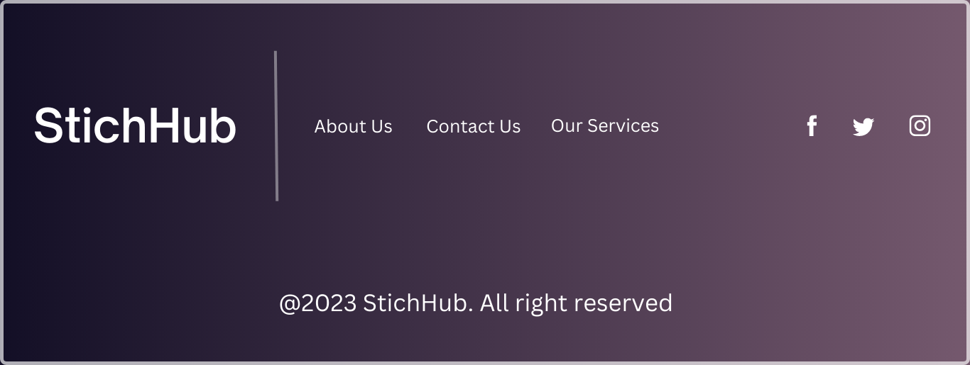 Enhancement Add A Footer Gssoc23 · Issue 270 · Uba Gcoenstichhub · Github 