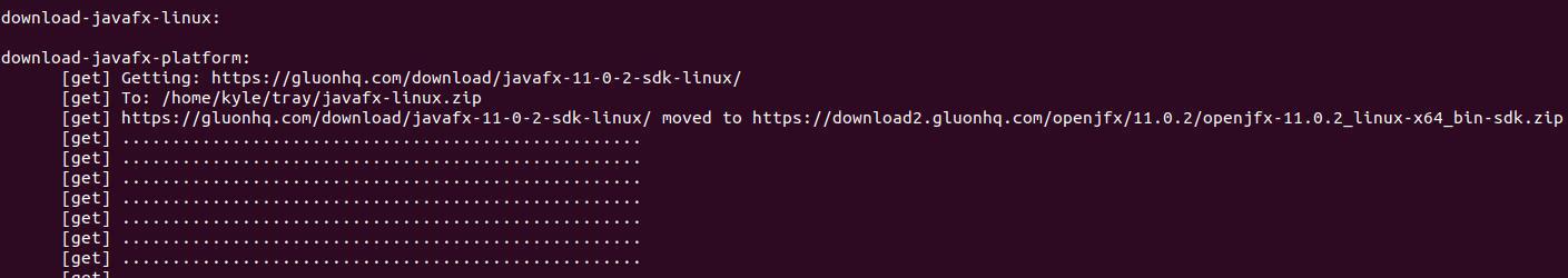 /lib/javafx/linux/javafx-sdk-11.0.2/lib/javafx.graphics.jar class file has wrong version 54.0 ...